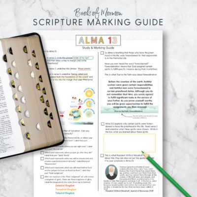 Book of Mormon: Come Follow Me Alma 13-16 - The Red Headed Hostess