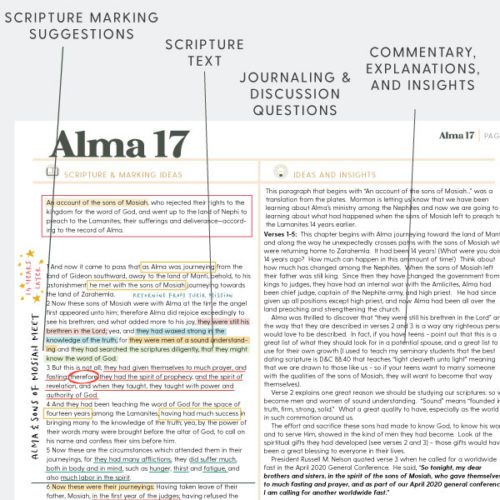 Book of Mormon: Come Follow Me Alma 17-22 - The Red Headed Hostess