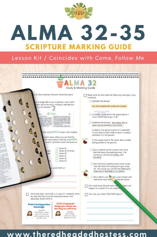 Book of Mormon: Alma 32-35 - The Red Headed Hostess