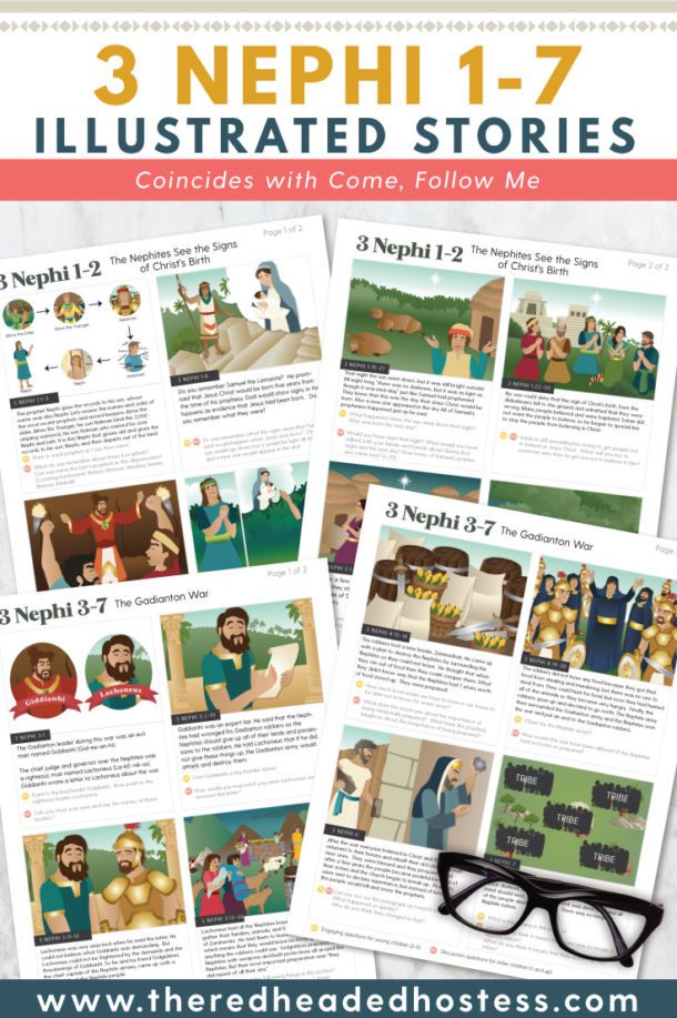 Come, Follow Me – Book of Mormon: 3 Nephi 1-7 - The Red Headed Hostess