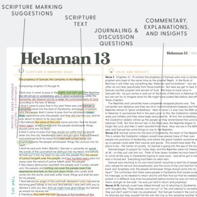 Book of Mormon: Helaman 13-16 - The Red Headed Hostess