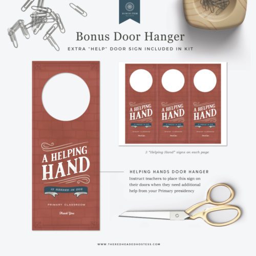 2021 Primary - Doctrine and Covenants: Door Hangers - The Red Headed ...