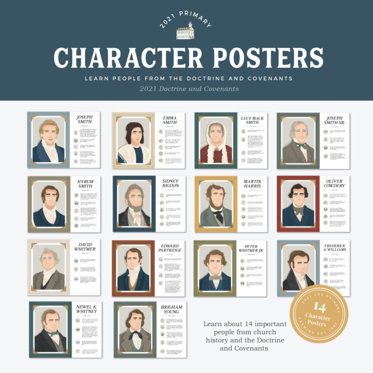 2021 Doctrine and Covenants: Character Posters (General Use) - The Red ...