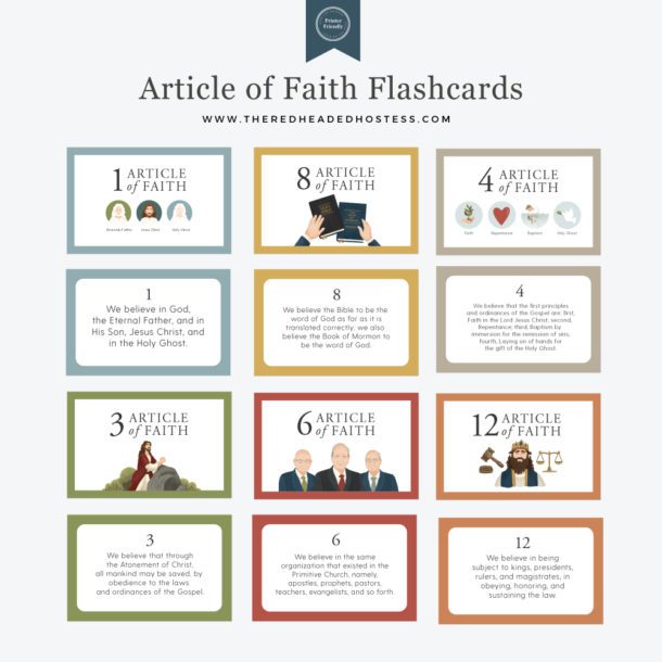 2021 Primary/Family - Doctrine and Covenants: Articles of Faith Kit ...