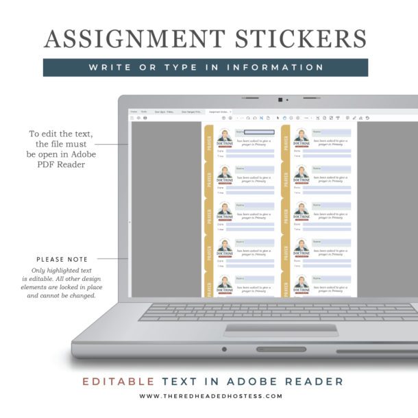 2021 Primary - Doctrine and Covenants: Assignment Cards, Wristbands ...