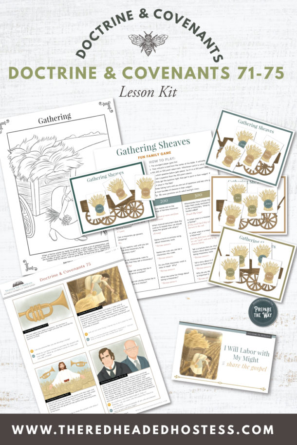 Doctrine and Covenants Sections 71-75 - The Red Headed Hostess Doctrine and Covenants Sections 71-75 - The Red Headed Hostess