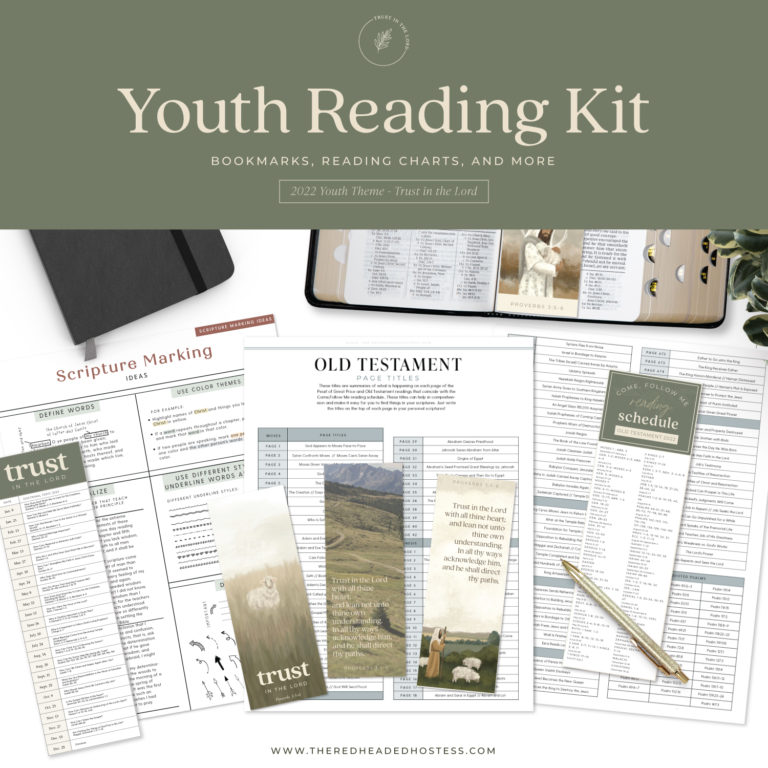 2022 Trust in the Lord: Youth Reading Kit - The Red Headed Hostess