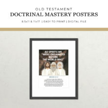 Old Testament Doctrinal Mastery - Digital Posters 8.5x11 and 11x17 ...
