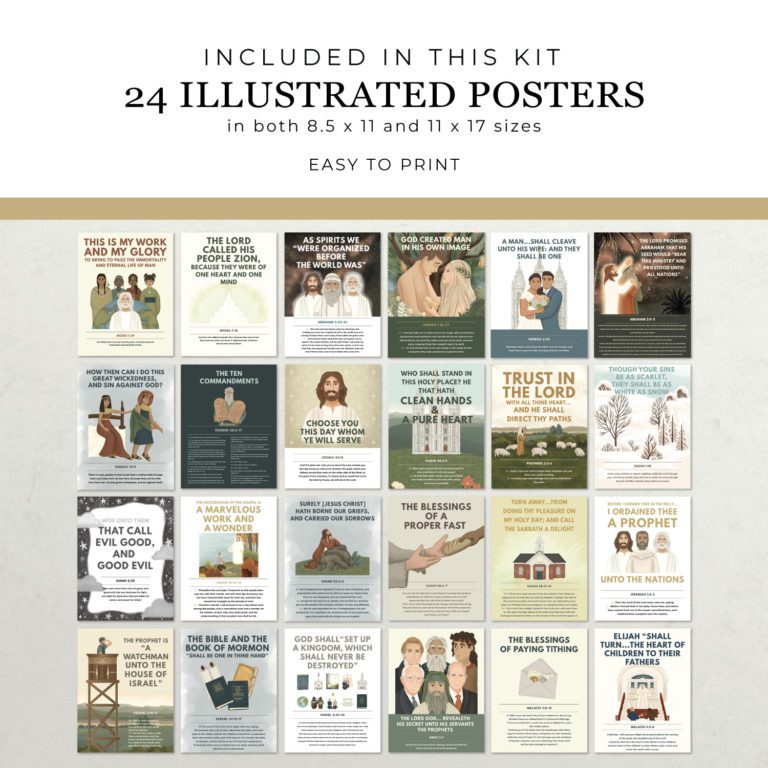 Old Testament Doctrinal Mastery - Digital Posters 8.5x11 and 11x17 ...