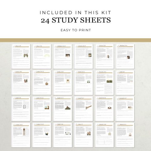 Old Testament Doctrinal Mastery - Study Sheets (PDF Download) - The Red ...