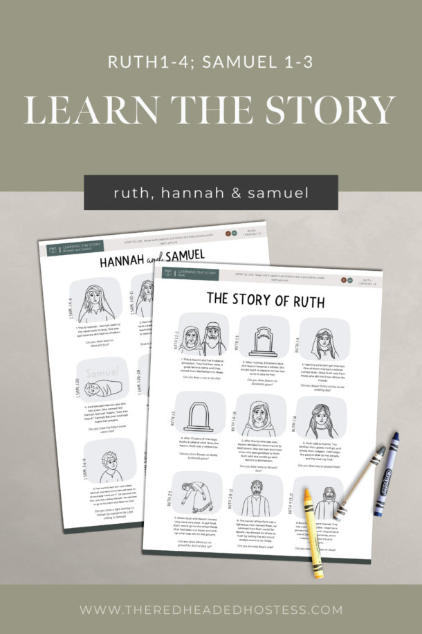 Ruth; 1 Samuel 1-3 - The Red Headed Hostess