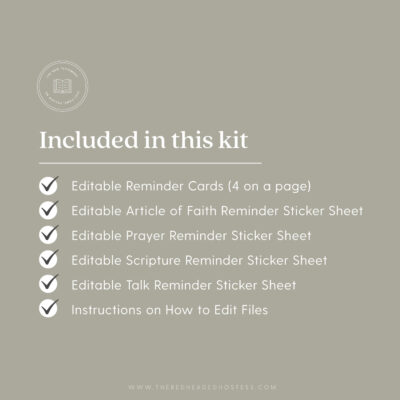 2023 Primary - New Testament - Assignment Cards and Stickers - The Red ...