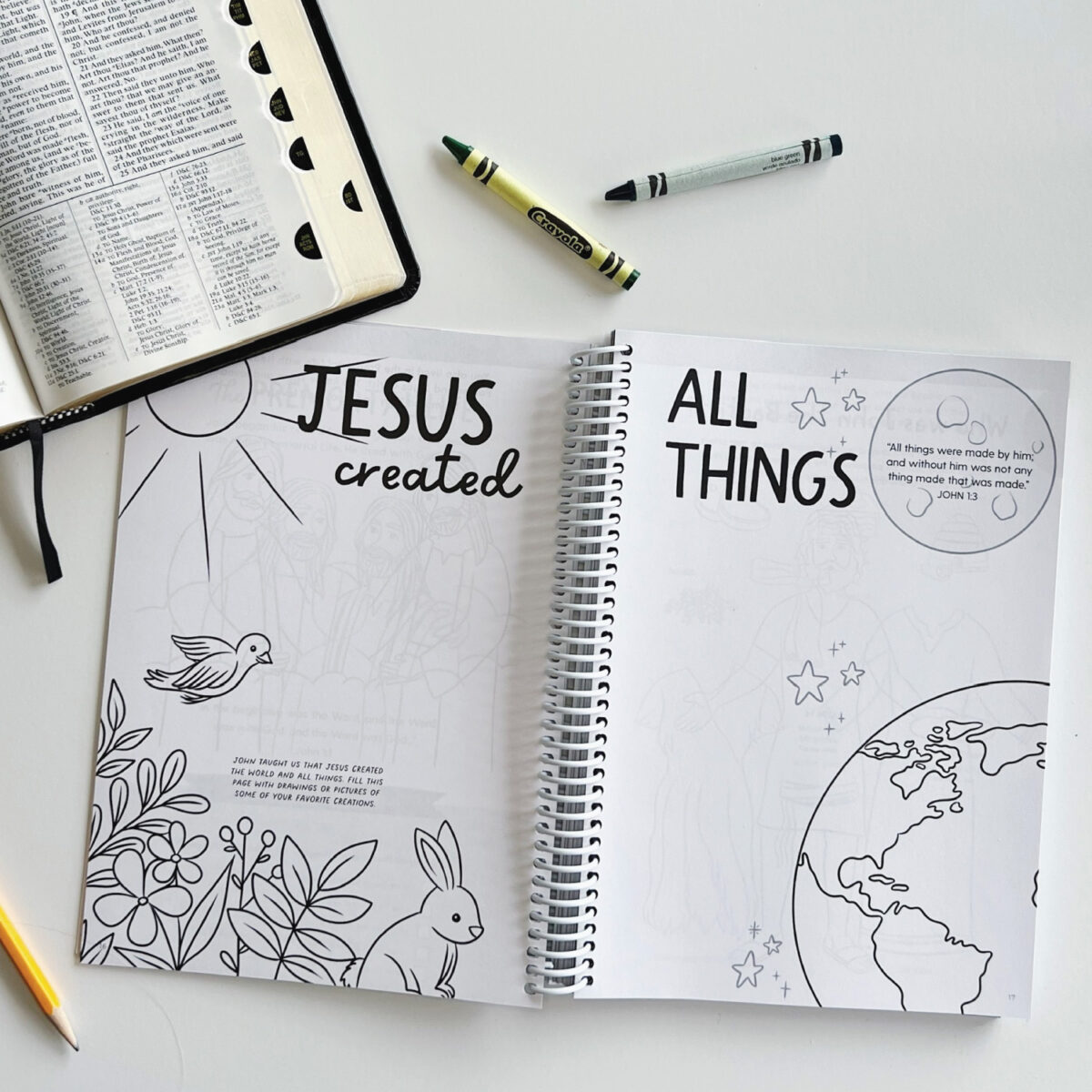 New Testament Activity Book for Young Children - The Red Headed Hostess