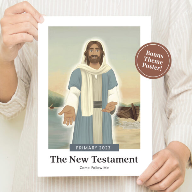 2023 Primary - New Testament - Monthly Posters - The Red Headed Hostess
