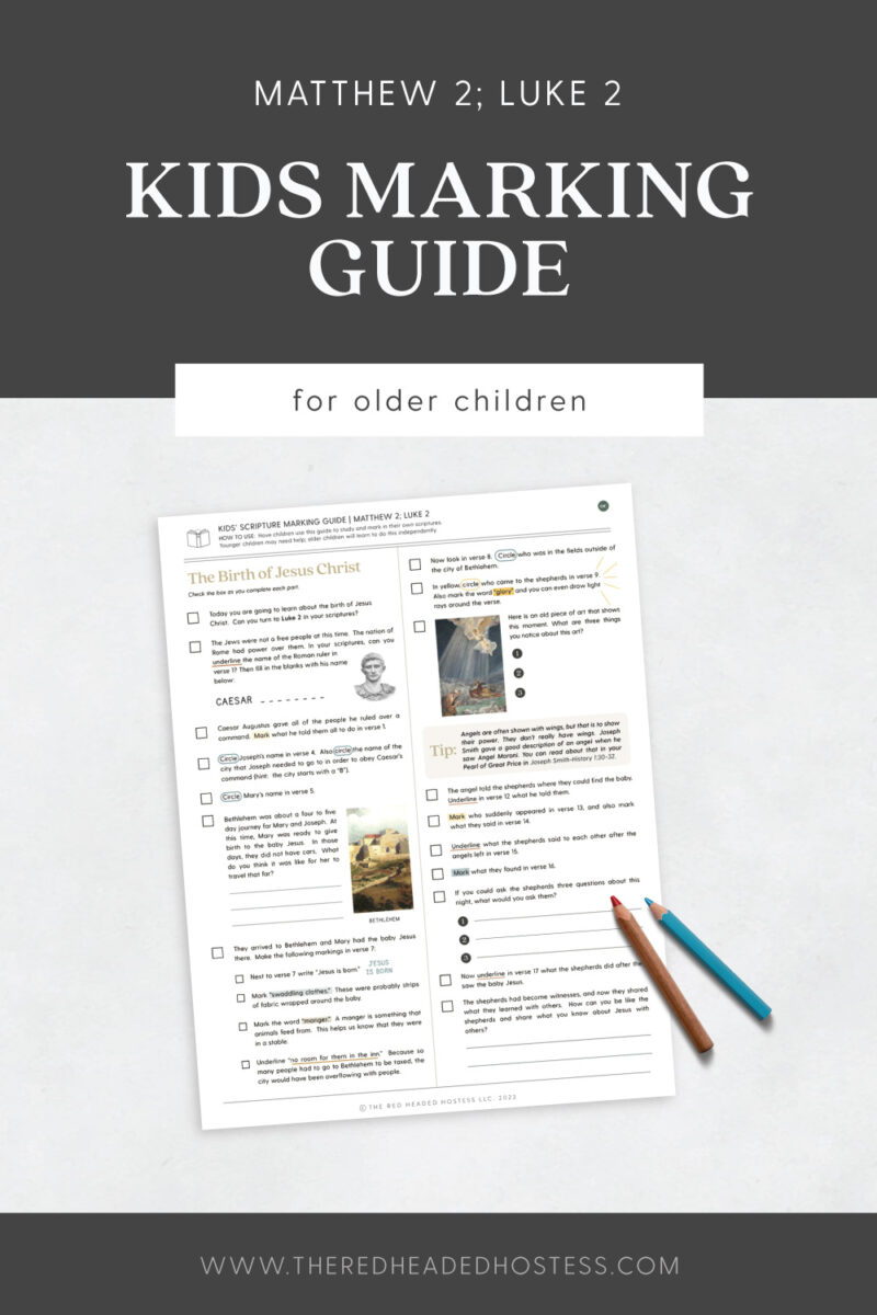 Matthew 2; Luke 2 - The Red Headed Hostess