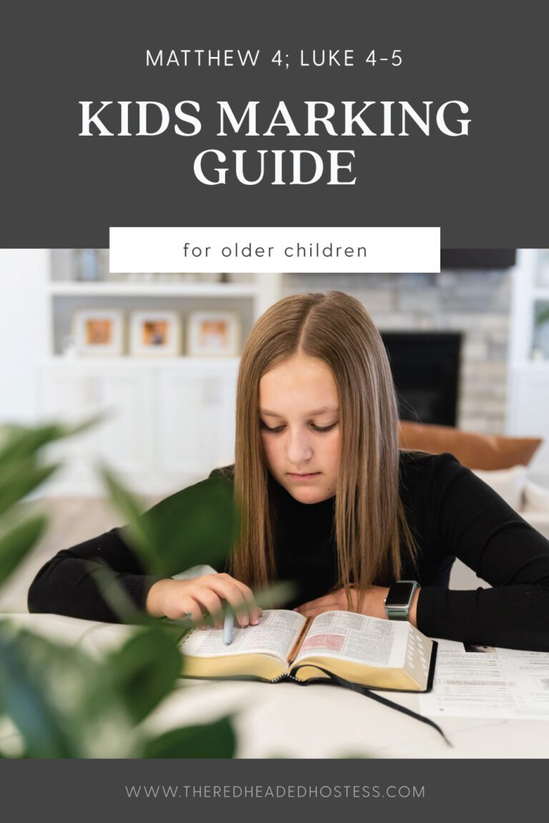 Matthew 4; Luke 4-5 - The Red Headed Hostess