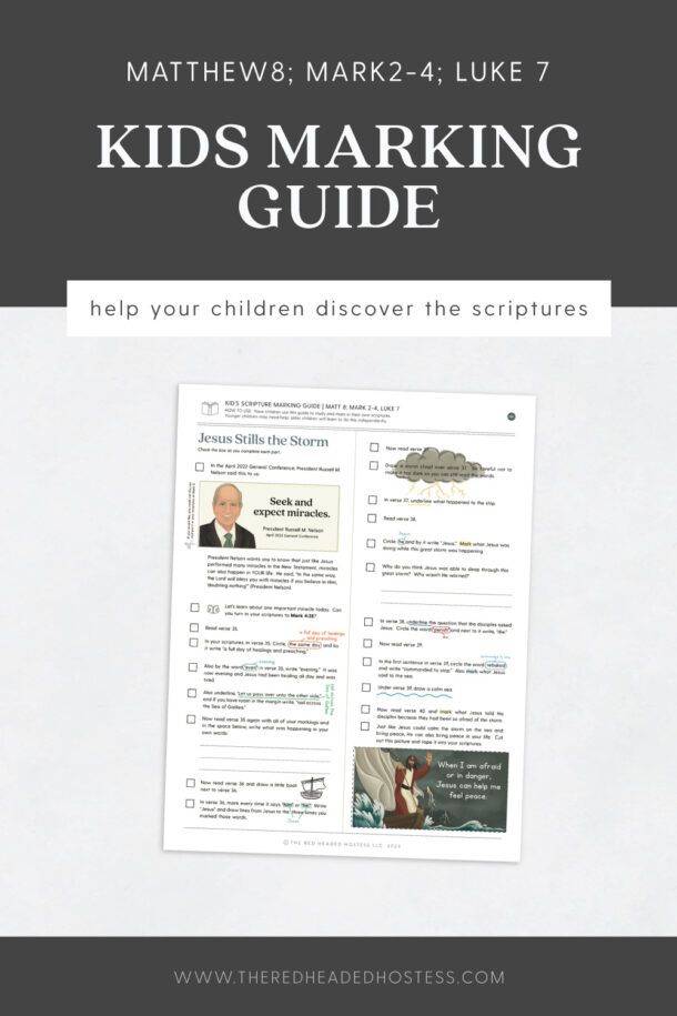 Matthew 8; Mark 2-4; Luke 7 - The Red Headed Hostess