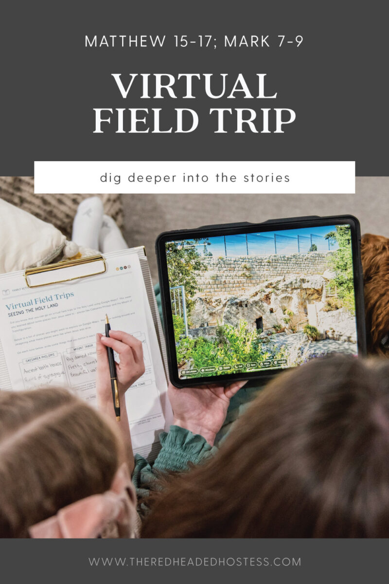 Matthew 15-17; Mark 7-9 - The Red Headed Hostess