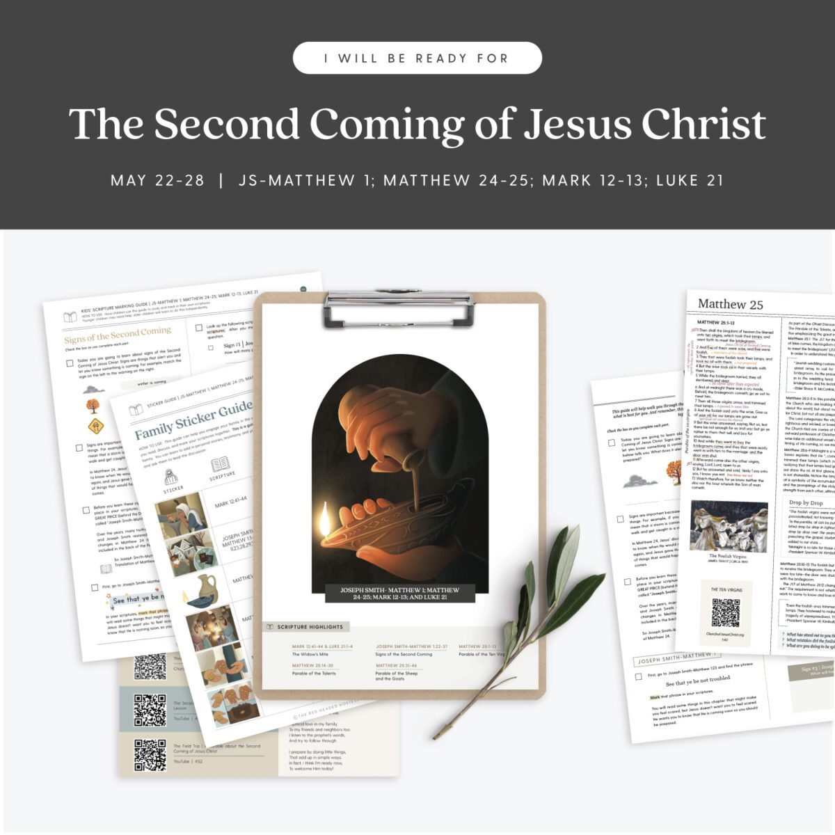 JS Matthew 1; Matthew 24-25; Mark 12-13; Luke 21 - The Red Headed Hostess