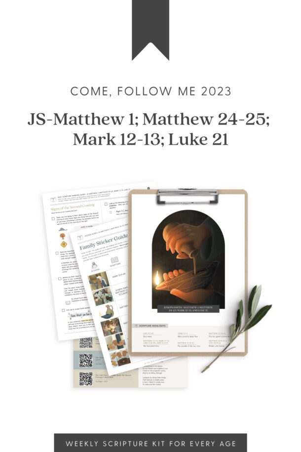 JS Matthew 1; Matthew 24-25; Mark 12-13; Luke 21 - The Red Headed Hostess