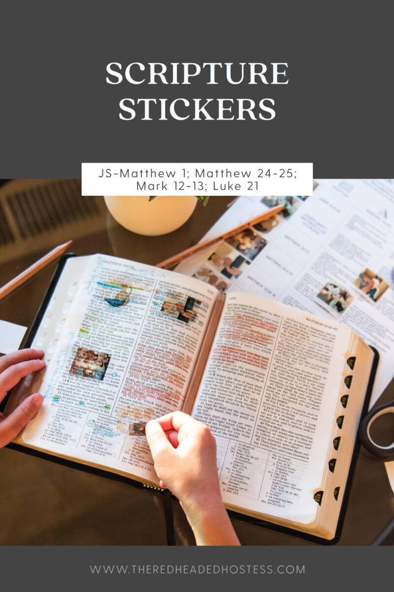 JS Matthew 1; Matthew 24-25; Mark 12-13; Luke 21 - The Red Headed Hostess