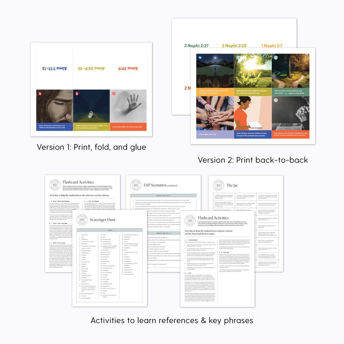 Book of Mormon Doctrinal Mastery - Flashcards - The Red Headed Hostess