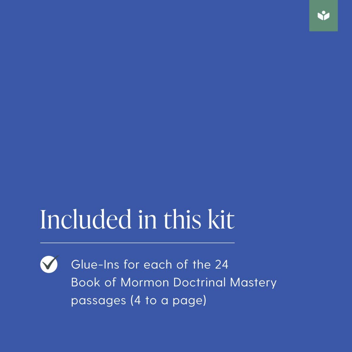 Book of Mormon Doctrinal Mastery - Glue-Ins - The Red Headed Hostess