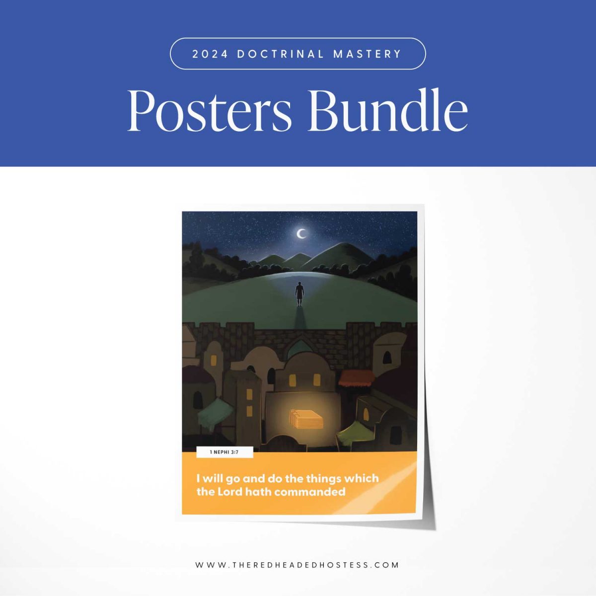 Book of Mormon Doctrinal Mastery - Posters - The Red Headed Hostess