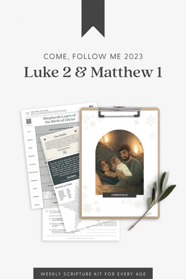 Christmas 2023: Luke 2 & Matthew 1 - The Red Headed Hostess