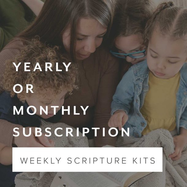 Weekly Scripture Kits - Subscription - The Red Headed Hostess