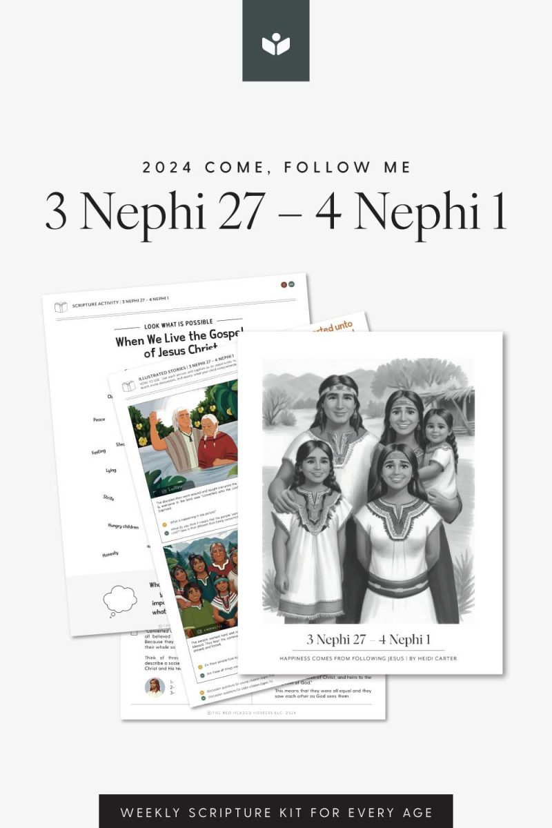 3 Nephi 27-4 Nephi 1 - The Red Headed Hostess