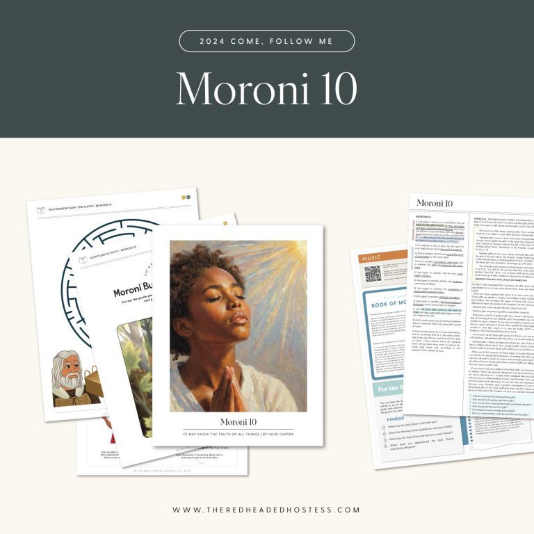 Book of Mormon Weekly Kits Archives - The Red Headed Hostess