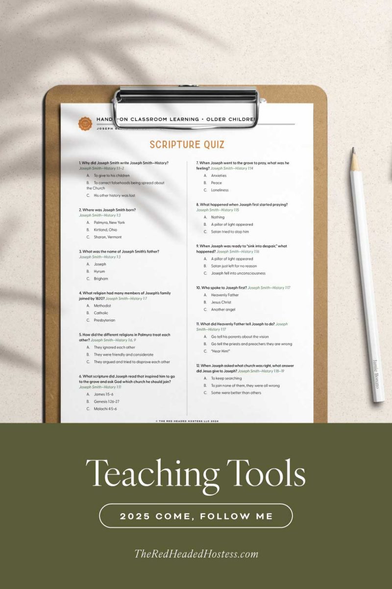 Joseph Smith History 1:1–26 - The Red Headed Hostess