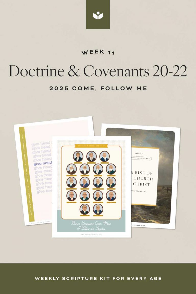 Doctrine and Covenants 20-22 - The Red Headed Hostess