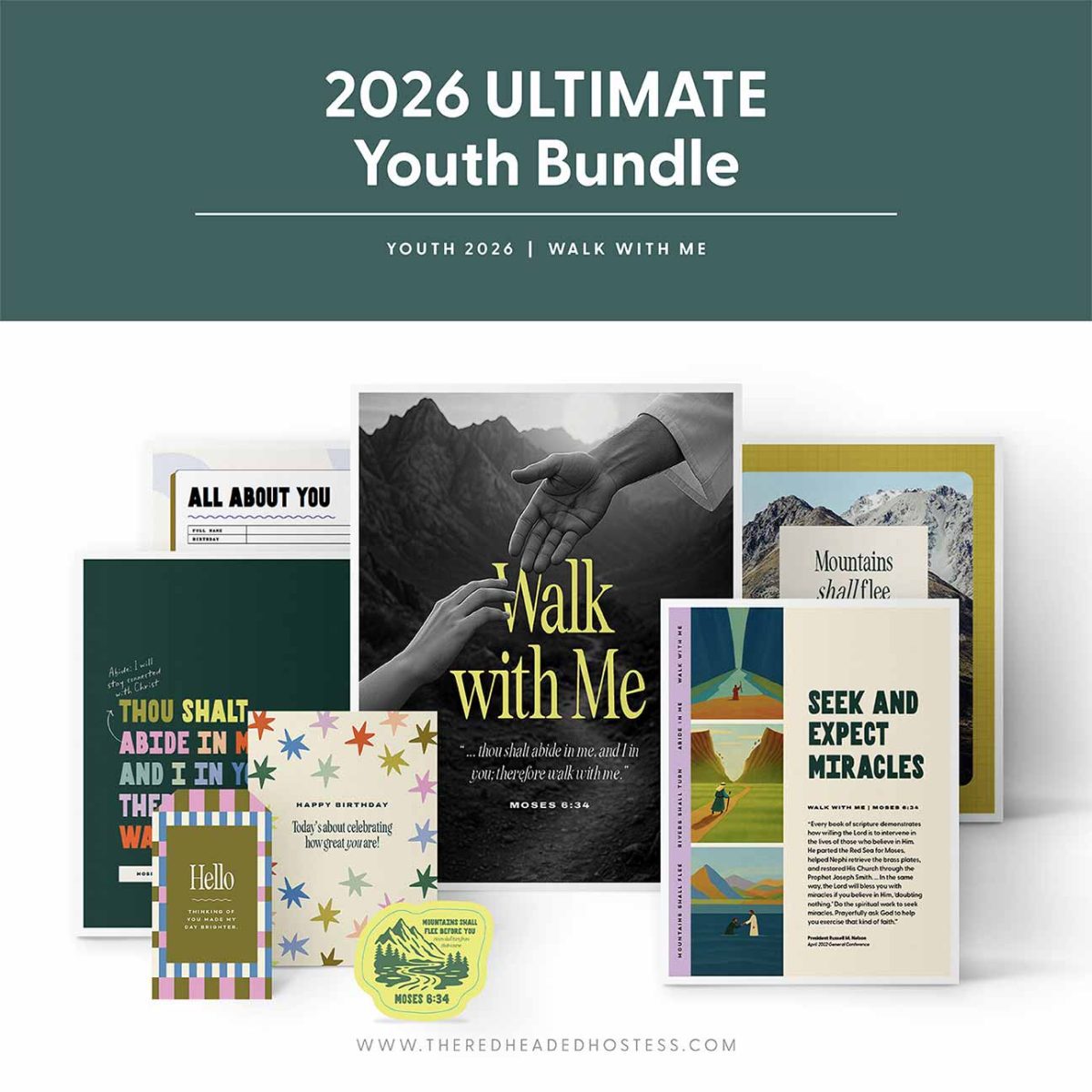 2026 Walk with Me - Ultimate Youth Bundle - The Red Headed Hostess
